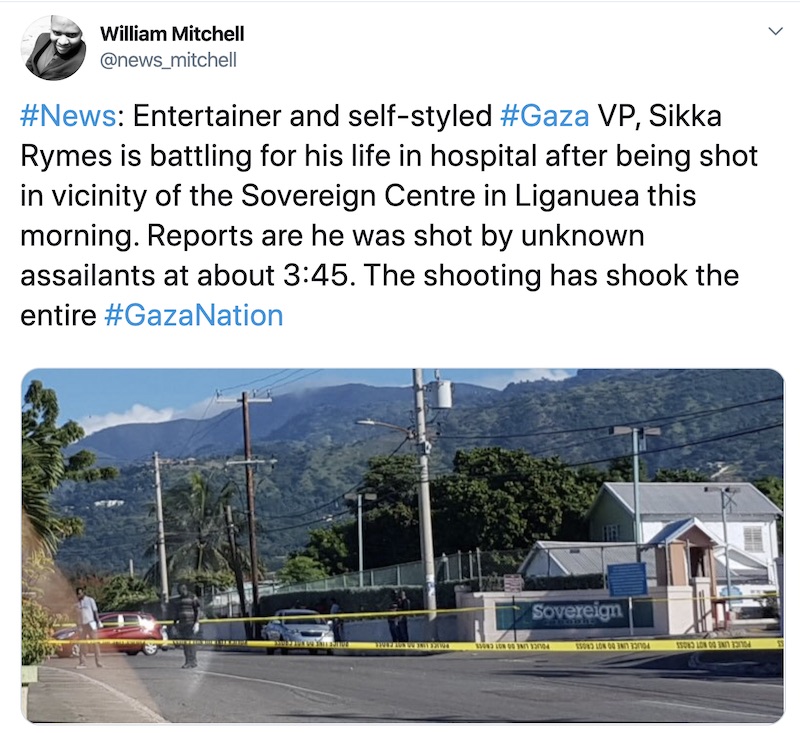 Vybz Kartel’s Cousin Sikka Rymes Shot Several Times - McKoysNews