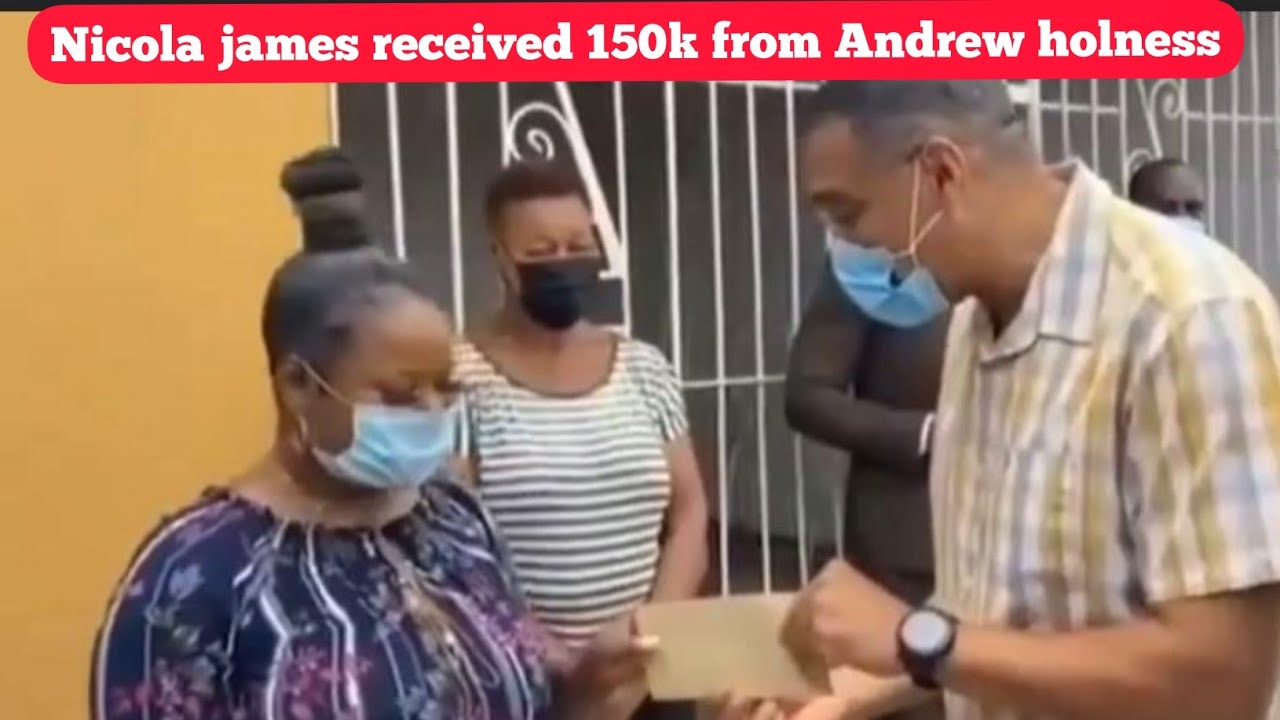 Prime minister Andrew Holness give Nicola 150k to start a bar business ...