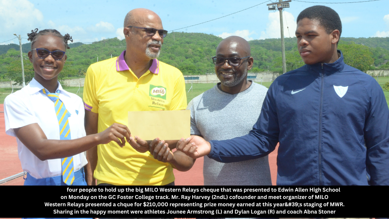 Edwin Allen - Big Winner of MILO Western Relays Money, Plea for Repairs ...