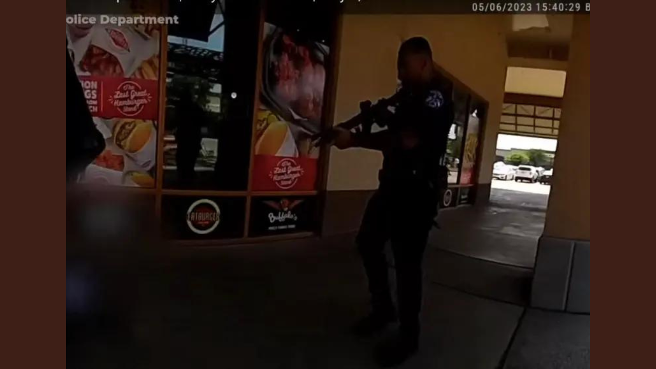 Bodycam footage captures moment brave cop guns down neo-Nazi mass ...