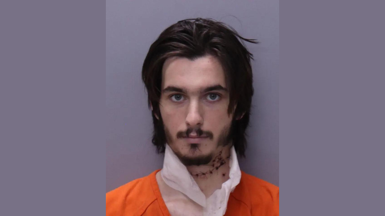 Mugshot of ex-boyfriend who stabbed softball star 15 times shows grisly ...