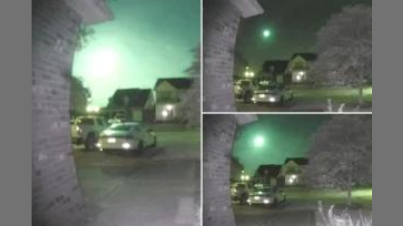 Green fireball caught on Ring camera sparks UFO panic - McKoysNews