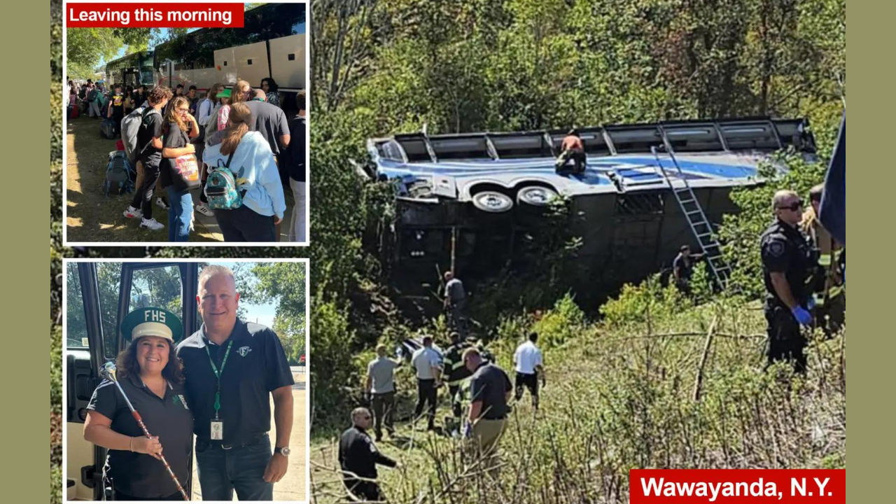 At least 1 dead, dozens injured after bus carrying LI high school band ...