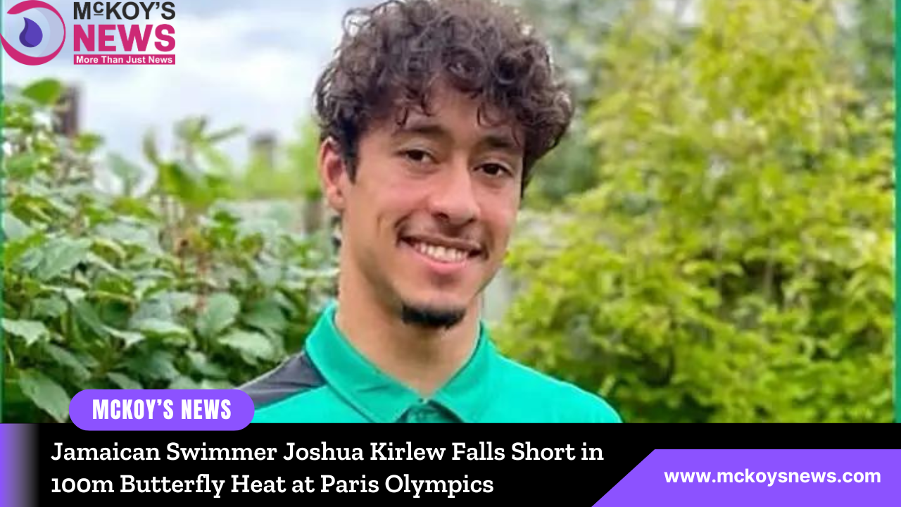 Jamaican Swimmer Joshua Kirlew Falls Short in 100m Butterfly Heat at ...