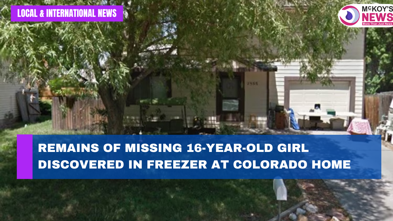 Remains of Missing 16-Year-Old Girl Discovered in Freezer at Colorado ...