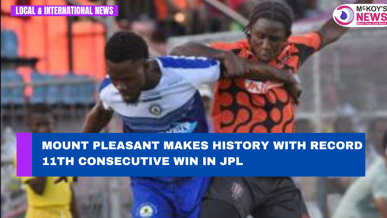 Mount Pleasant Makes History with Record 11th Consecutive Win in JPL - McKoysNews