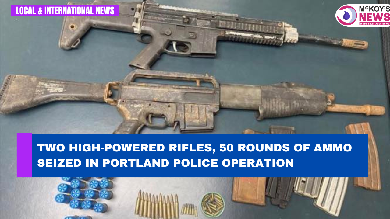 Two High-Powered Rifles, 50 Rounds of Ammo Seized in Portland Police ...