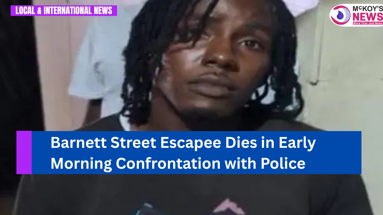 Barnett Street Escapee Dies in Early Morning Confrontation with Police - McKoysNews
