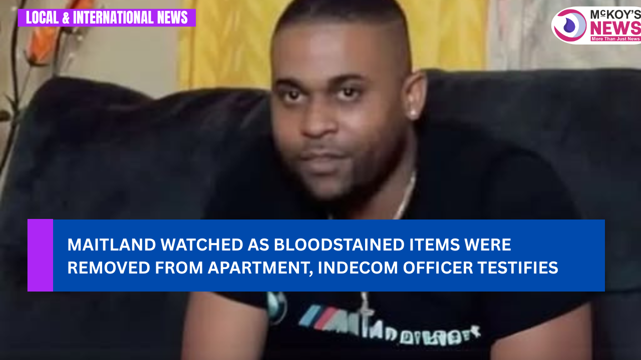 Maitland Watched as Bloodstained Items Were Removed from Apartment ...