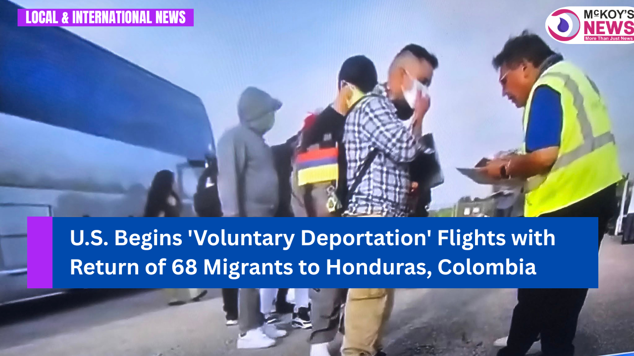 U.S. Begins 'Voluntary Deportation' Flights with Return of 68 Migrants ...