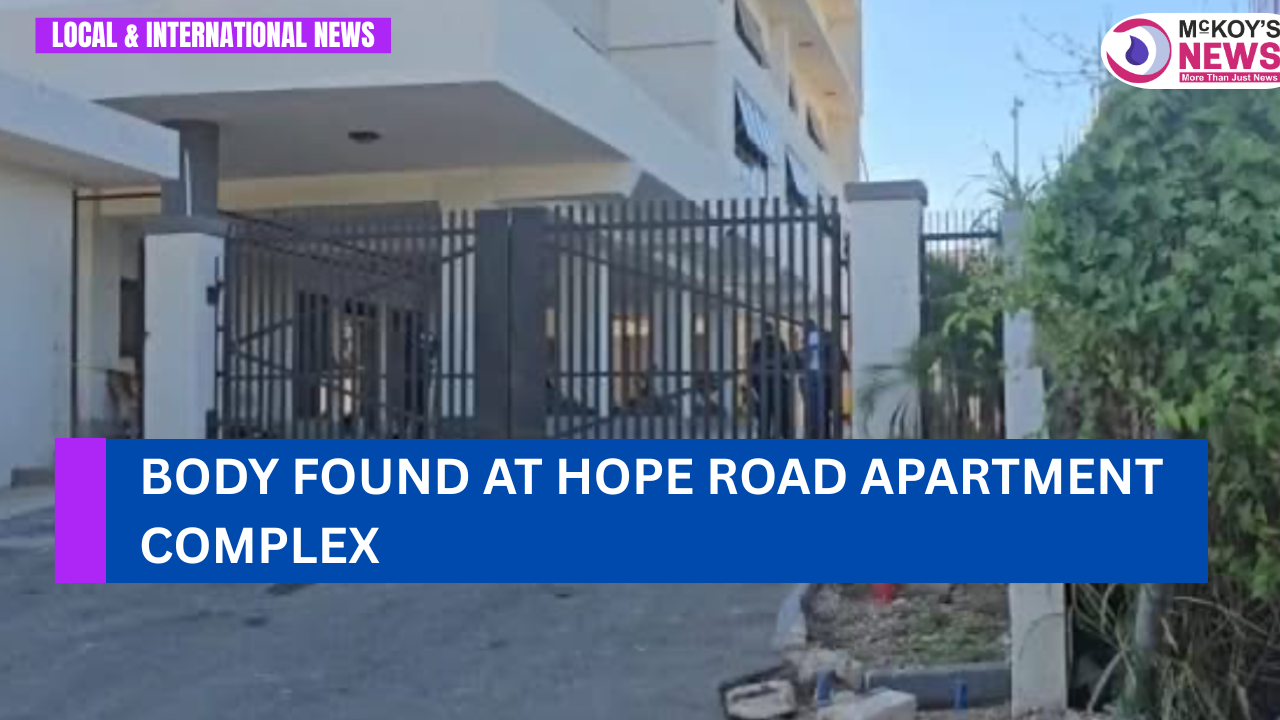 Body Found at Hope Road Apartment Complex - McKoysNews