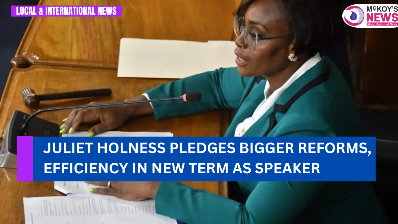 Juliet Holness Pledges Bigger Reforms, Efficiency in New Term as ...