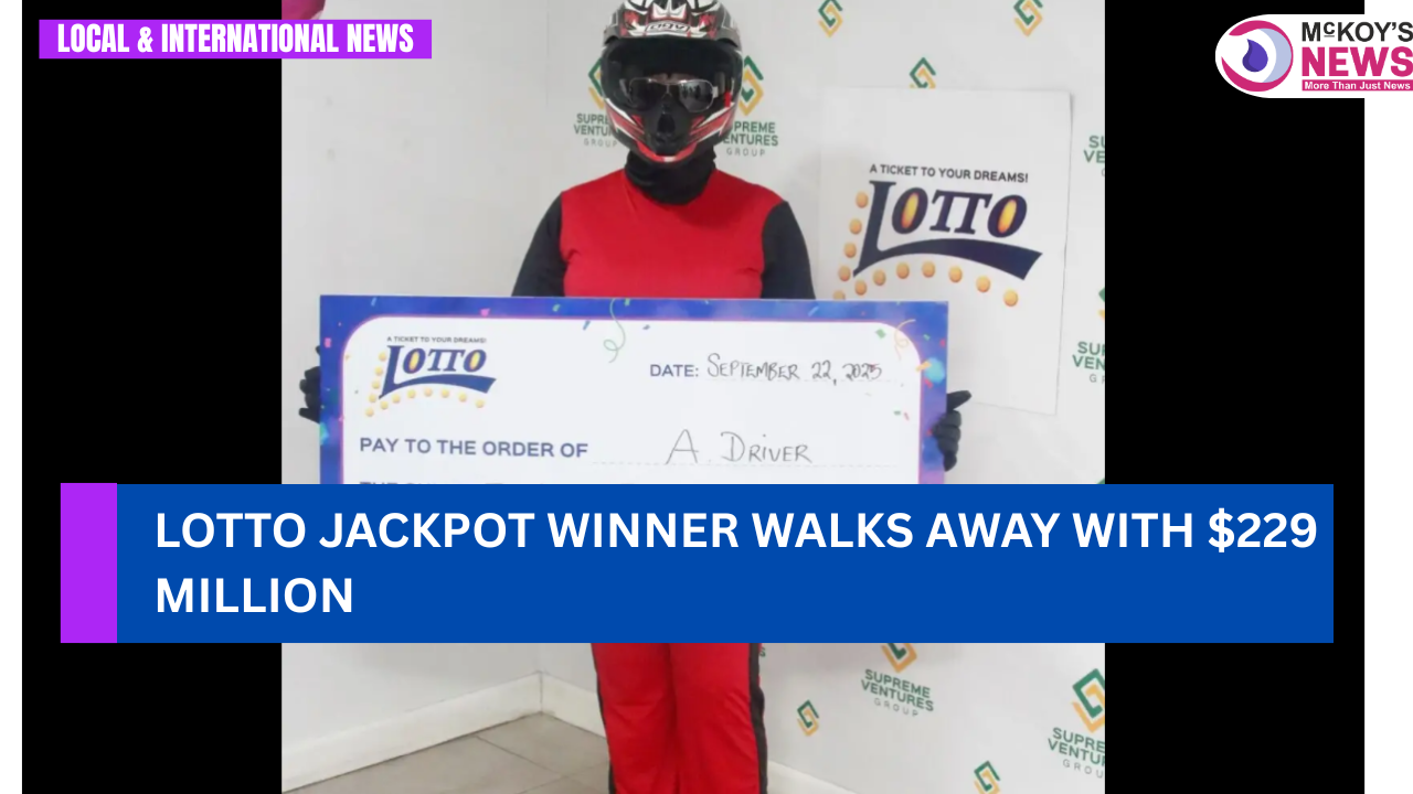 Lotto Jackpot Winner Walks Away With $229 Million - McKoysNews