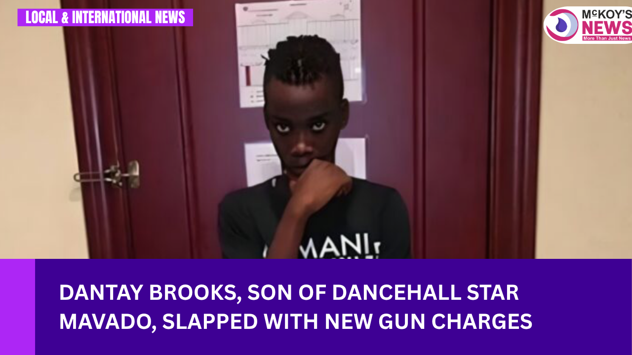 Dantay Brooks, Son Of Dancehall Star Mavado, Slapped With New Gun ...
