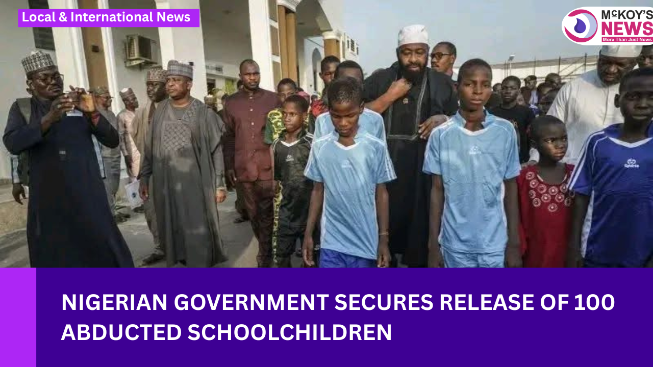 Nigerian Government Secures Release of 100 Abducted Schoolchildren ...